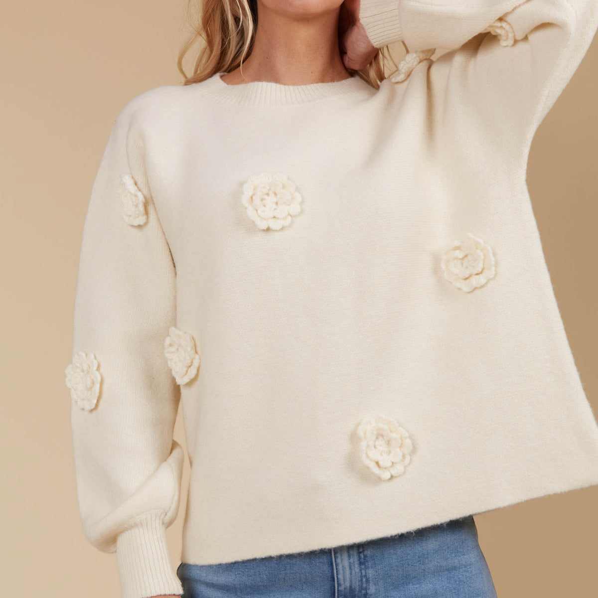 Miru Flower Jumper - Canvas – Isle of Mine
